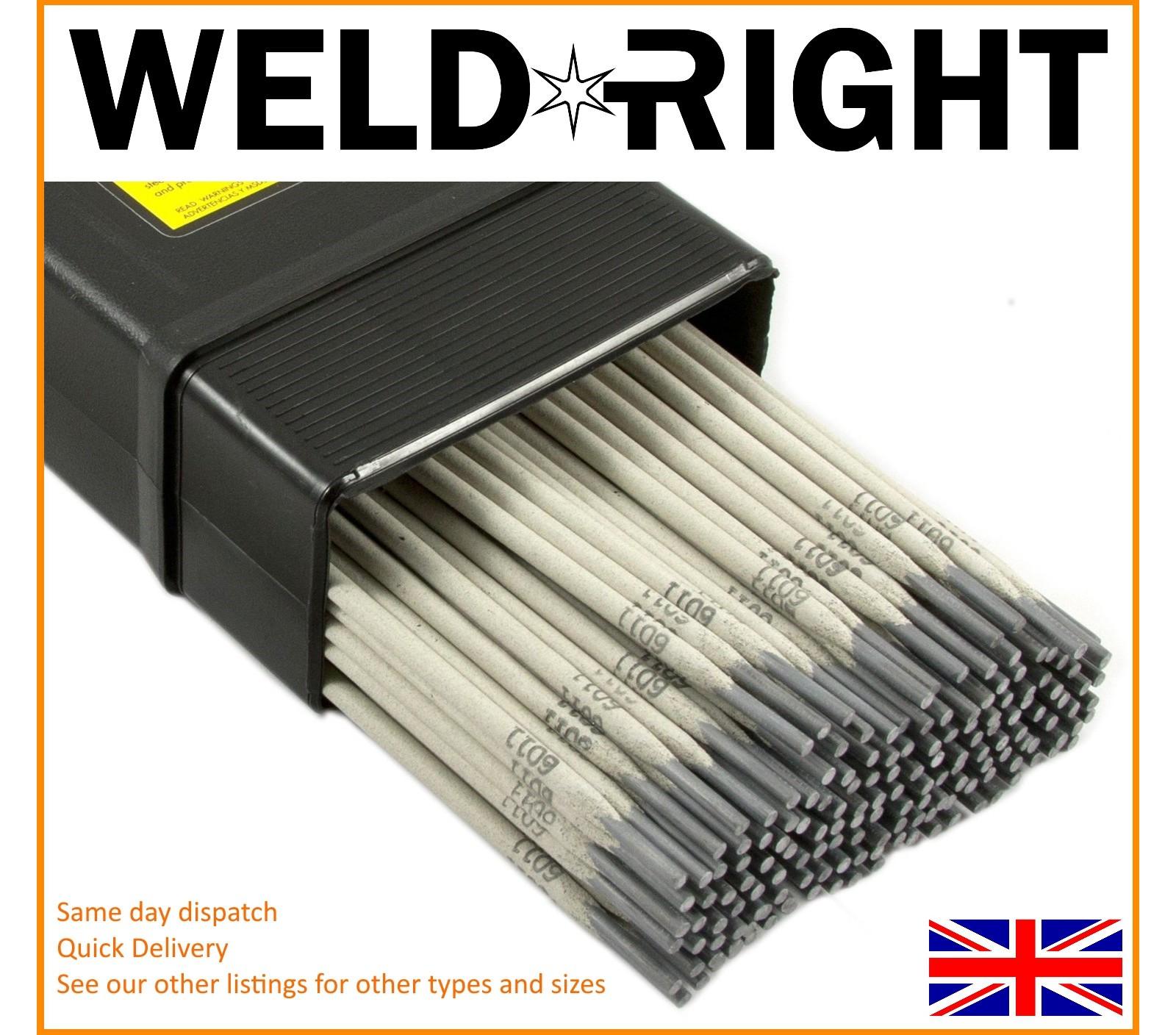 Welding Electrodes E6013 Mild Steel ARC Rods - 1.6mm To 5.0mm Sizes ...